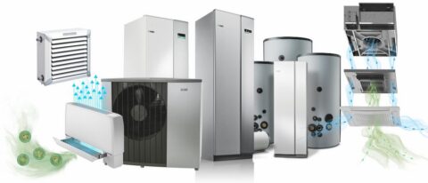 Pompa de caldura AER-Apa NIBE F2120 - SCOP mai mare de 5.0