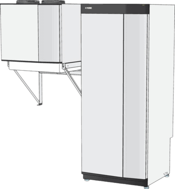 NIBE S735 - Pompa de caldura cu recuperare caldurii din ventilatie